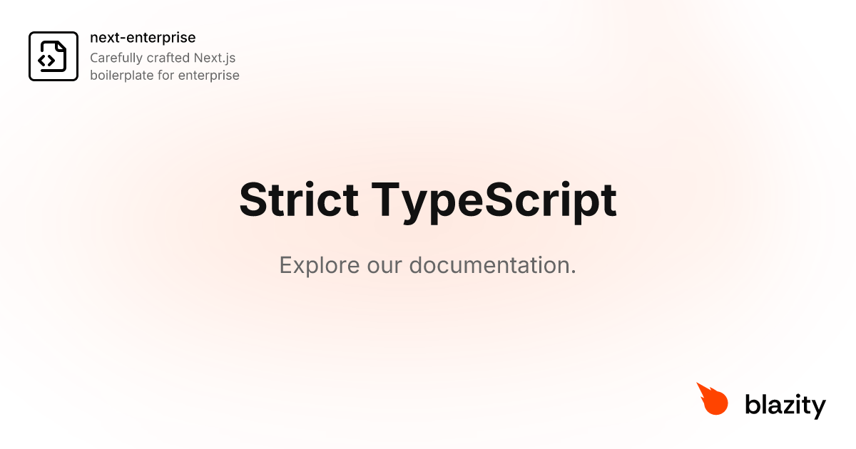 Strict TypeScript